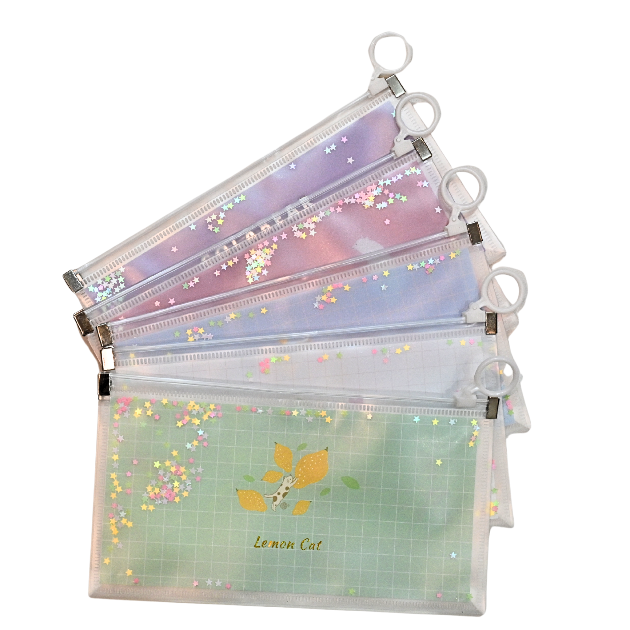 fancy transparent pouch | Cute Stationery -Stationers Planet